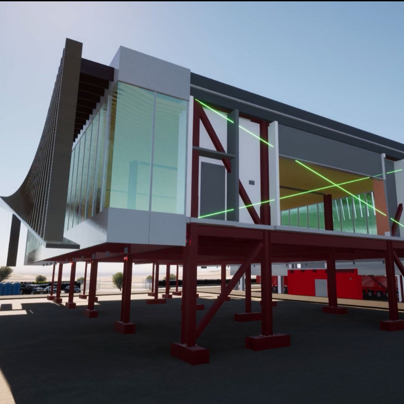 LAWA Midfield Satellite Concourse South in Los Angeles, CA (Los Angeles ...